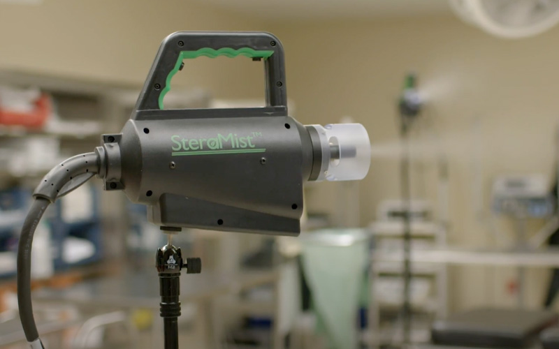 SteraMist delivers up to 10-Log Kill on Microorganisms | Big Red Singapore