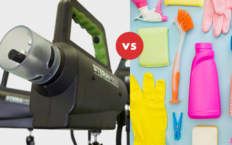 SteraMist vs Manual Cleaning | Big Red Singapore
